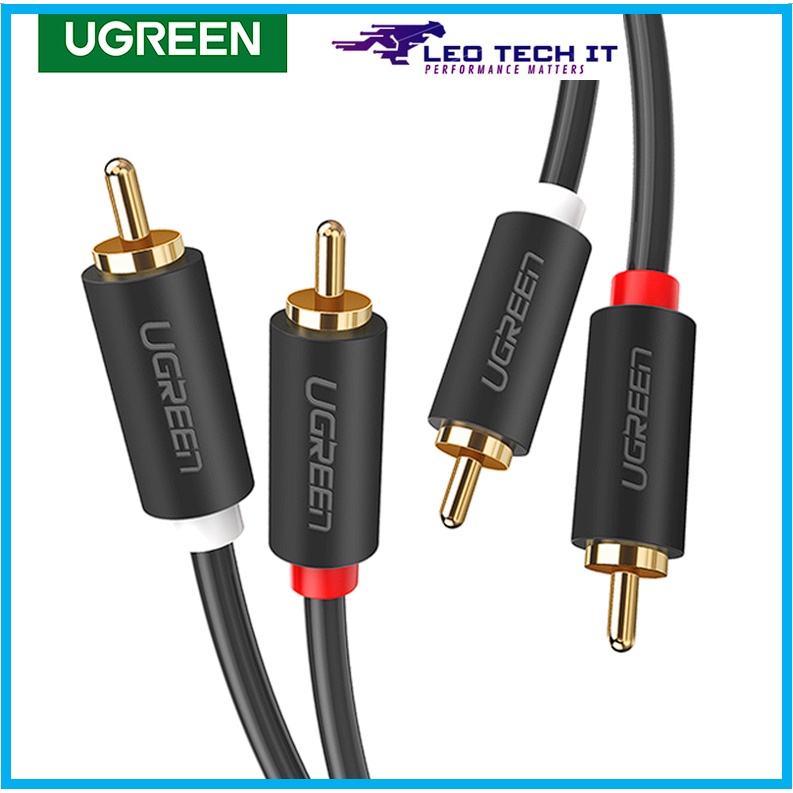 UGREEN Stereo Audio Gold Plated 2RCA Cable RCA Male to RCA Male ...