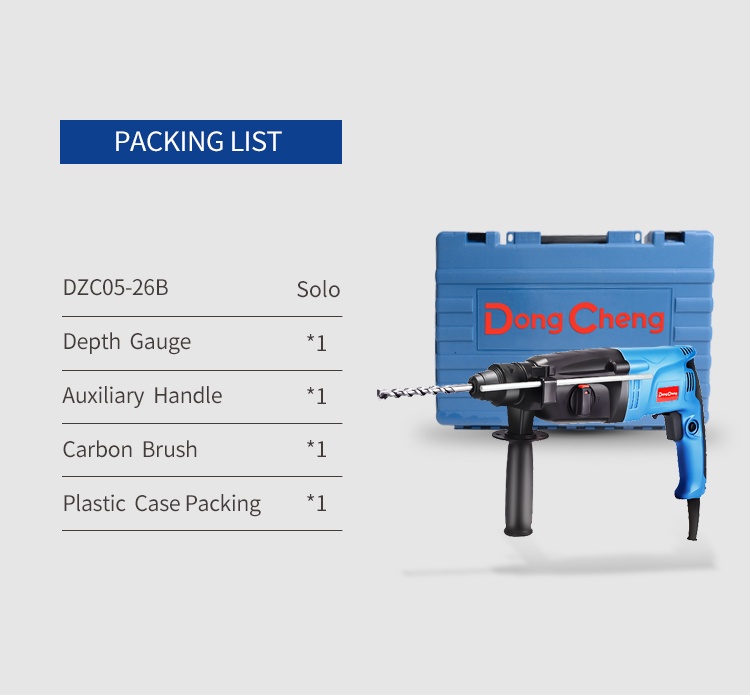 DongCheng 3 In 1 Rotary Hammer (800W) DZC05-26B | Shopee Malaysia