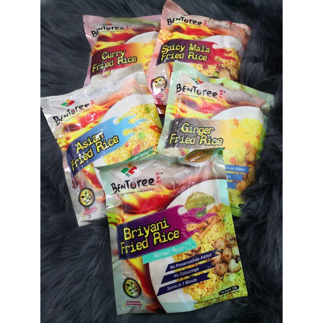 【Ready Stock】 Halal Certified Bentoree Ready-to-eat Meal 210g | Shopee ...