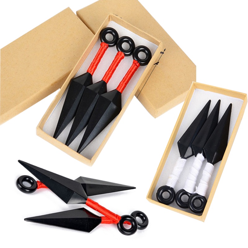 3pcs/set Anime Kunai Darts Headband Konoha Ninja Kakashi Props Kunai ...