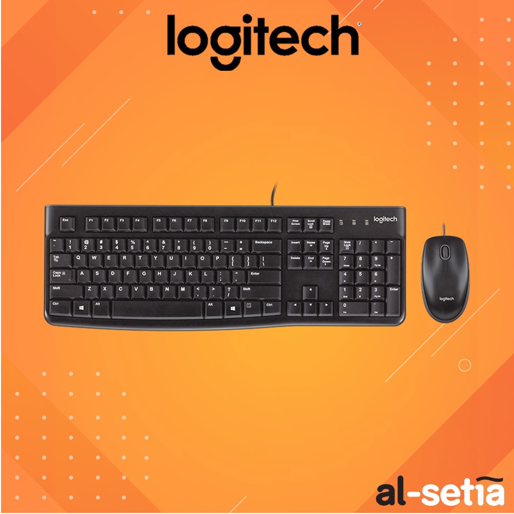 Logitech Mk120 Classic Desktop Keyboard Mouse Combo 920 002586