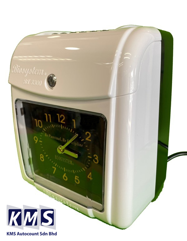BIOSYSTEM Punch Card Machine Analog Display Time Recorder | Shopee Malaysia