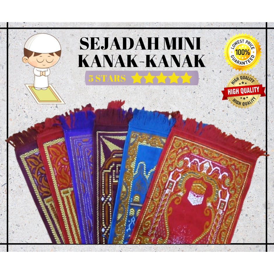 NEW ARRIVAL SEJADAH MINI UNTUK SI CILIK BELAJAR SEMBAHAYANG | Shopee ...