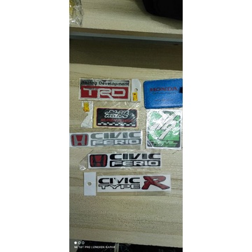 Honda Civic EG9 EK9 EF9 FD2R Ferio Type R TRD Mugen Power sticker ...