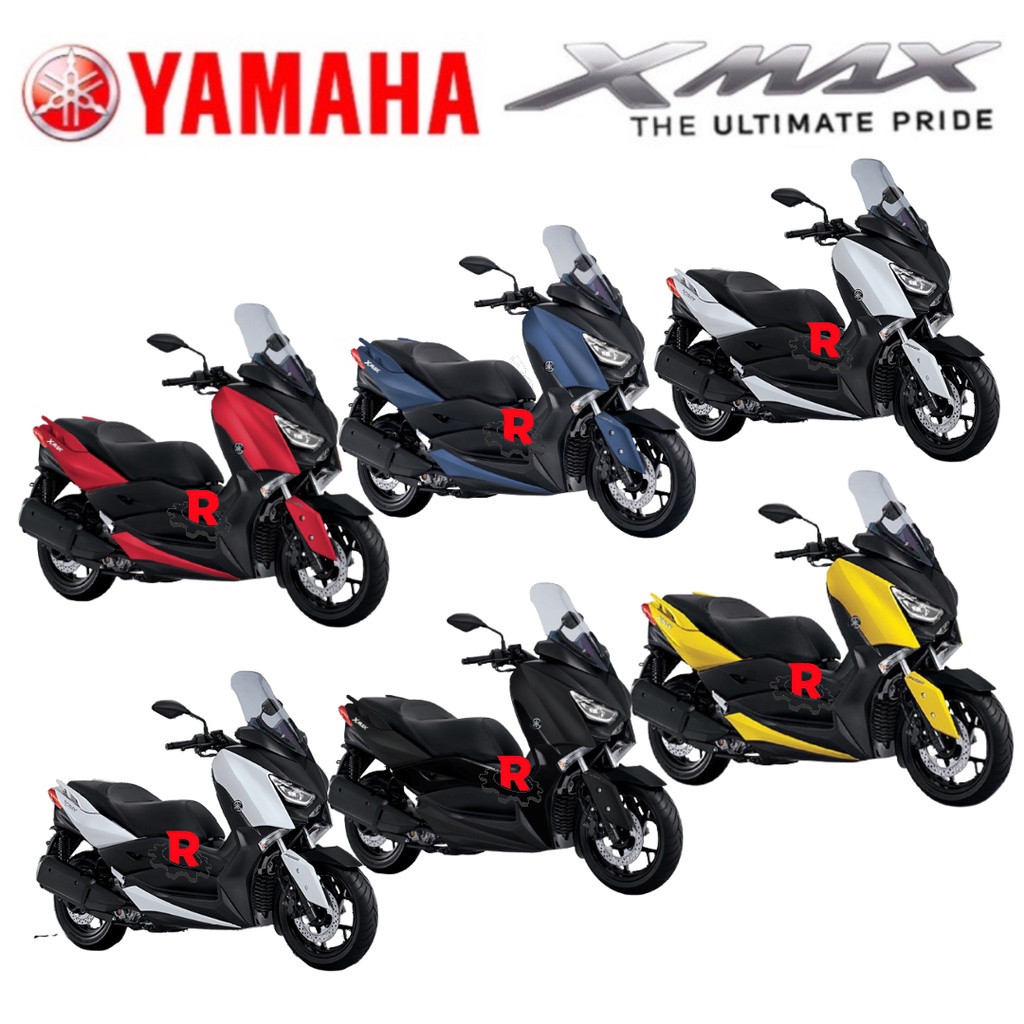 XMAX 250 MATTE SILVER / RED / BLUE / BLACK / GLOSSY YELLOW / WHITE 💯 ...