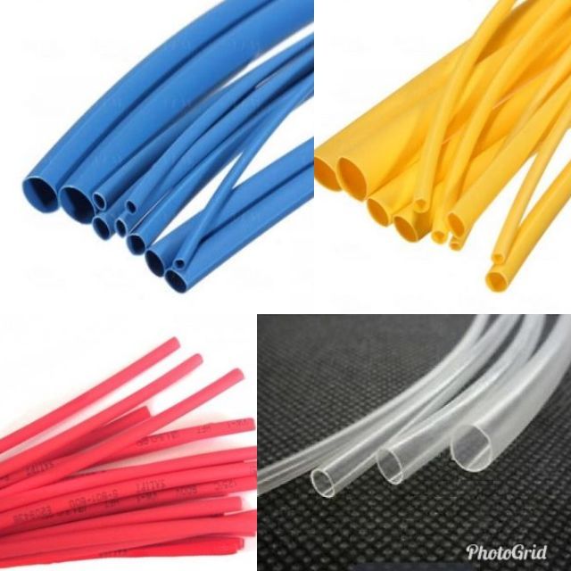 1meter/lot Heat Shrink Tube 1MM ~ 14MM Shrinkable Wrap Wire Cable Sleeve Kit | Shopee Malaysia