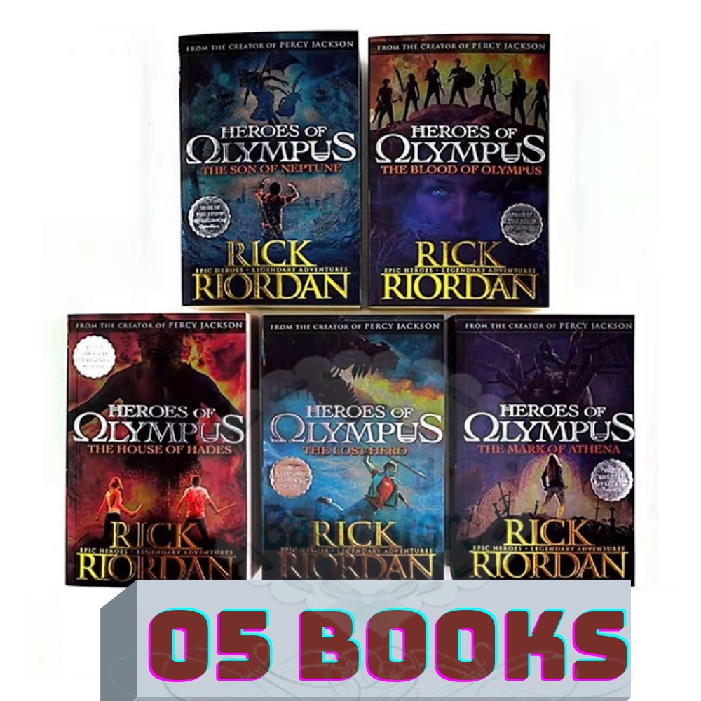 Rick Riordan Heroes of Olympus Series Set (5 paperback books) | Shopee ...