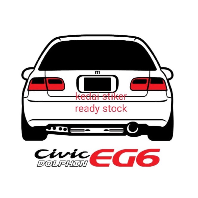 civic eg6 stiker cutting | Shopee Malaysia