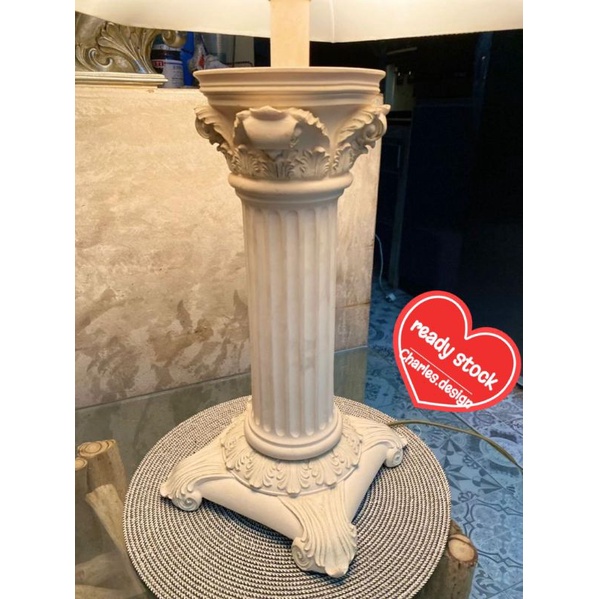 home-living vintage roman column table lamp | Shopee Malaysia