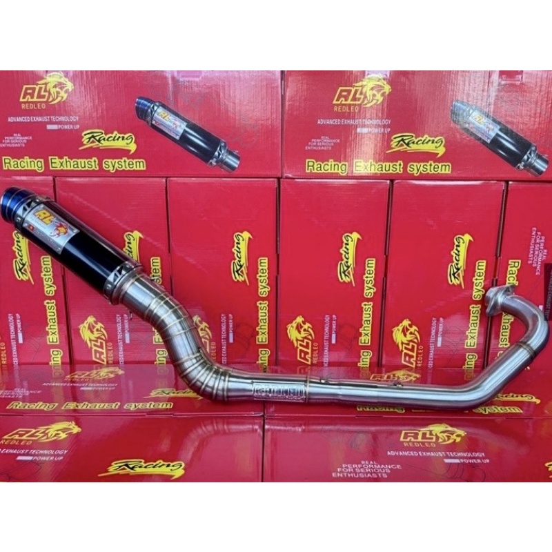 Red Leo Exhaust Open Short 100% Original For Y15zr Lc135 35mm 38mm ...