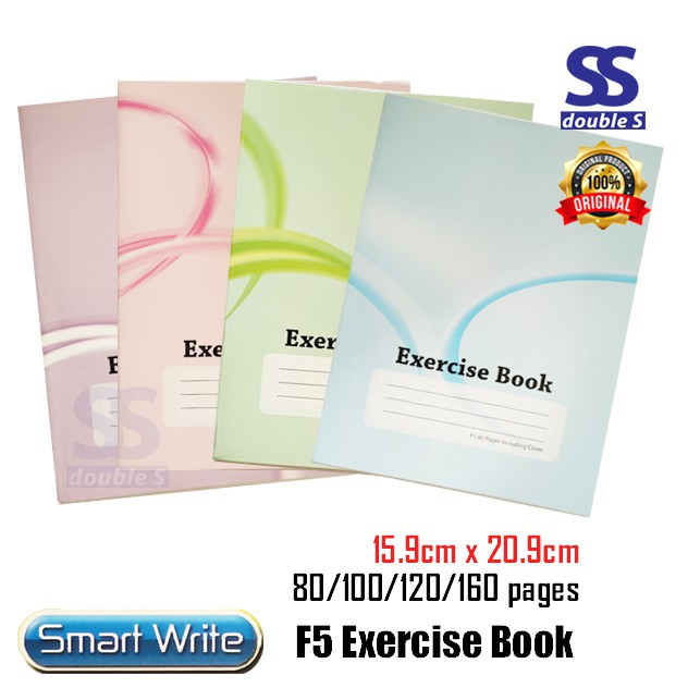 F5 Exercise Book/Buku Latihan Smart Write Short/Write On/80/100/120/160 ...