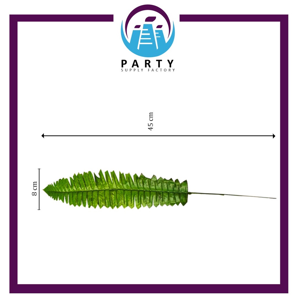 Daun Hiasan Paku Pakis untuk Gubahan / Paku Pakis Leave for Flower ...