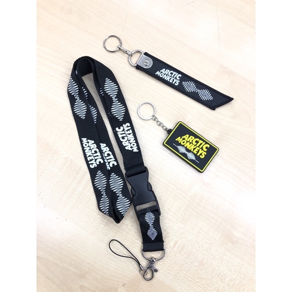 Keychain getah Arctic monkeys Keychain sulam Arctic monkeys lanyard ...