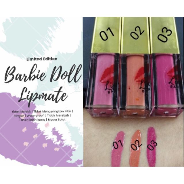🦄Barbie Doll LIPMATE 🦄 LIMITED EDITION 💋 | Shopee Malaysia