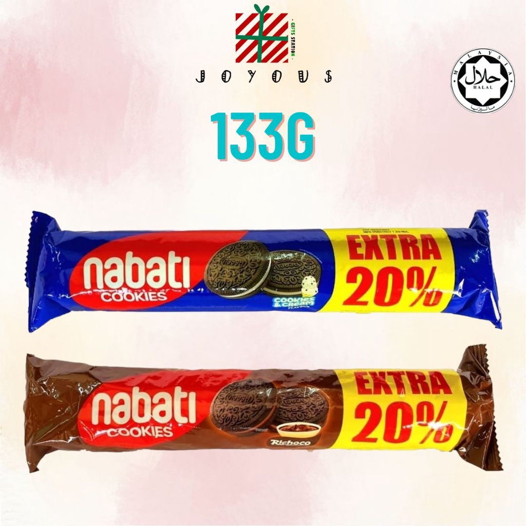 133g Nabati Cookies Extra 20% (Cookies & Cream / Richoco) | Shopee Malaysia