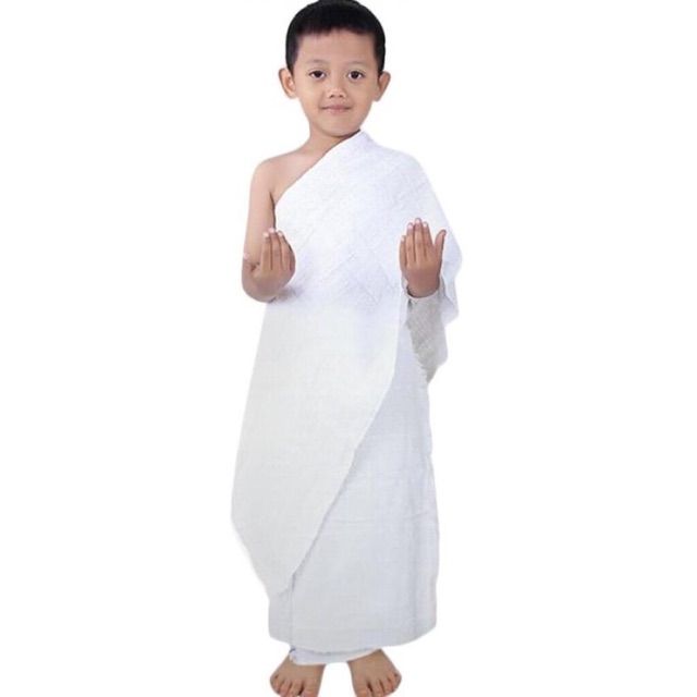 Kain Ihram Budak Kanak-Kanak Kids Ihram Cotton (5 -10 years) Haji Umrah ...
