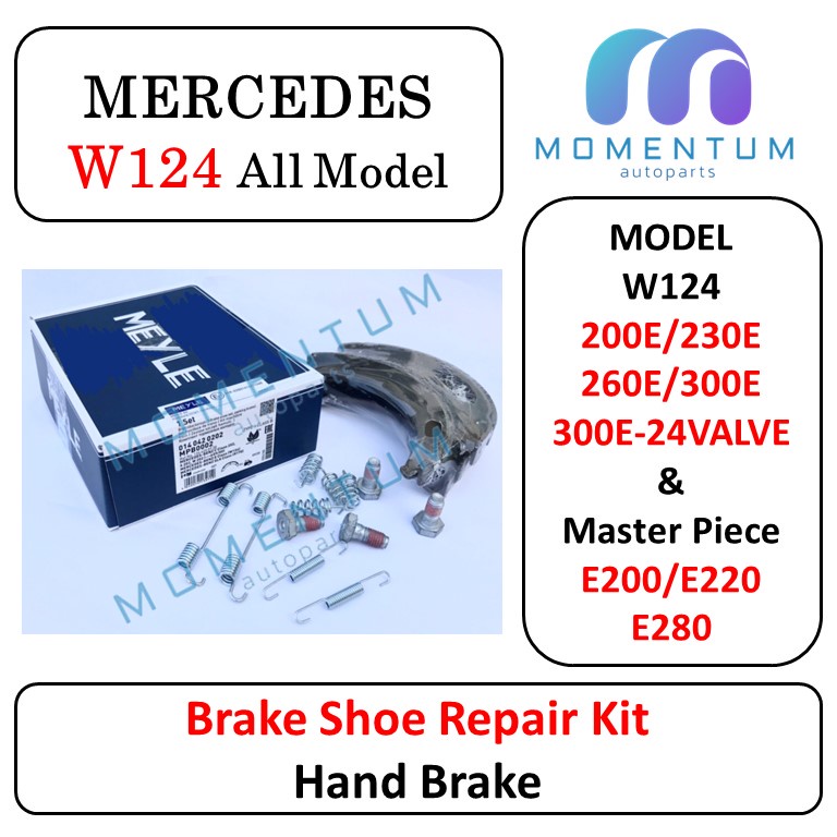Mercedes Benz Brake Shoe Handbrake 200E 230E 260E 300E 300E-24V E200 ...