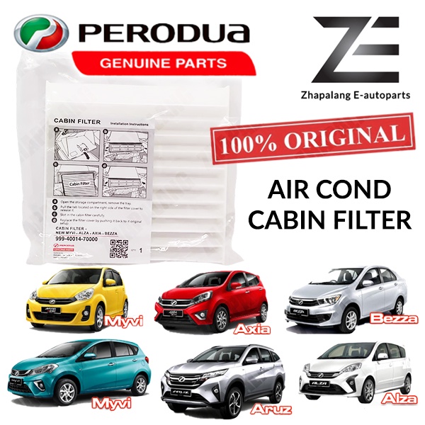 Original Perodua Air Cond Cabin Filter Myvi Lagi Best, Icon, New Myvi ...
