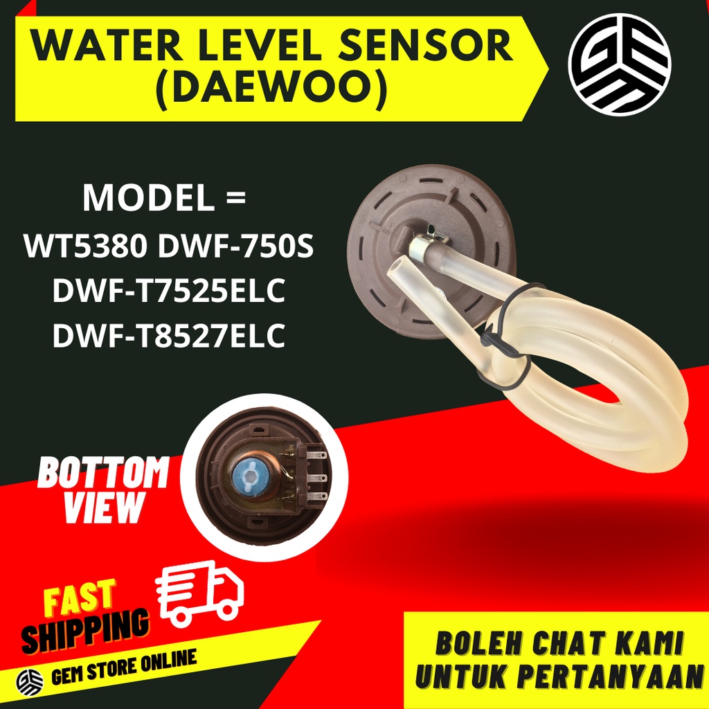 DAEWOO SAMSUNG SINGER WASHING MACHINE WATER LEVEL SENSOR / SENSOR MESIN ...
