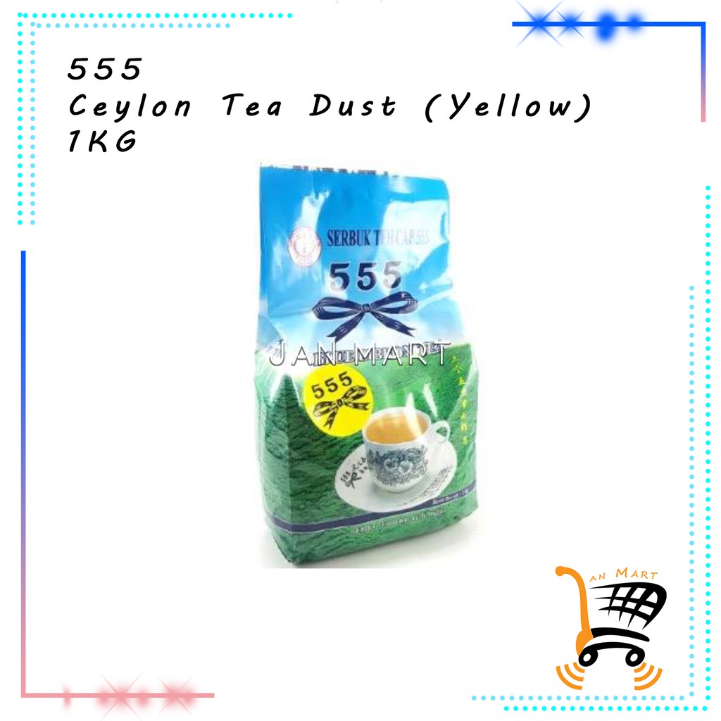 555 Ceylon Tea Dust Yellow Label 1KG | Shopee Malaysia