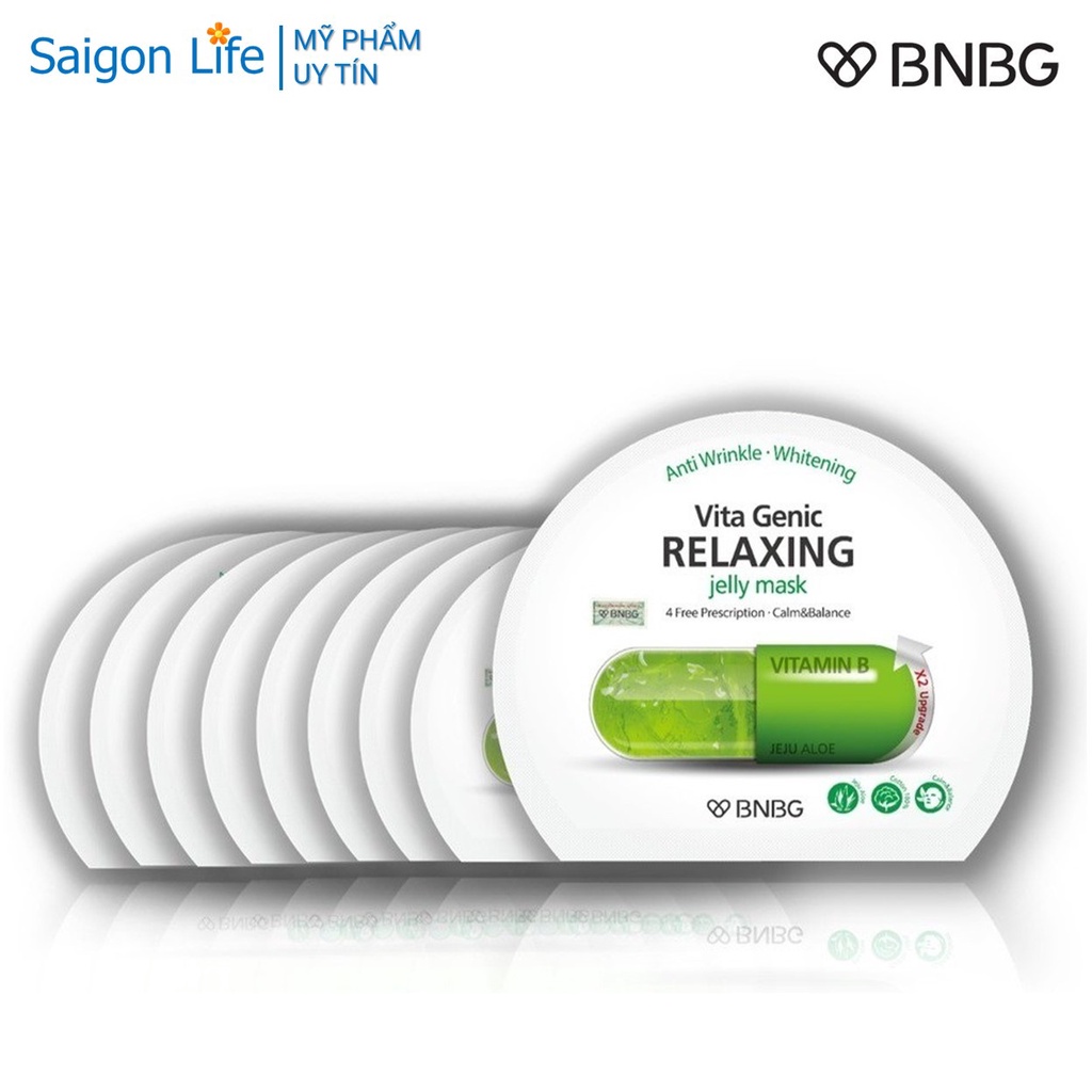 Combo 10 BNBG Relaxing Relaxing Paper Masks Restore, Relax Acne Skin ...