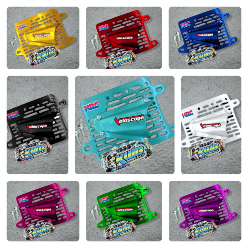 HRC RADIATOR COVER FULL CNC ALUMINUM PNP VARIO 125 VARI0 150 PCX 150 ...