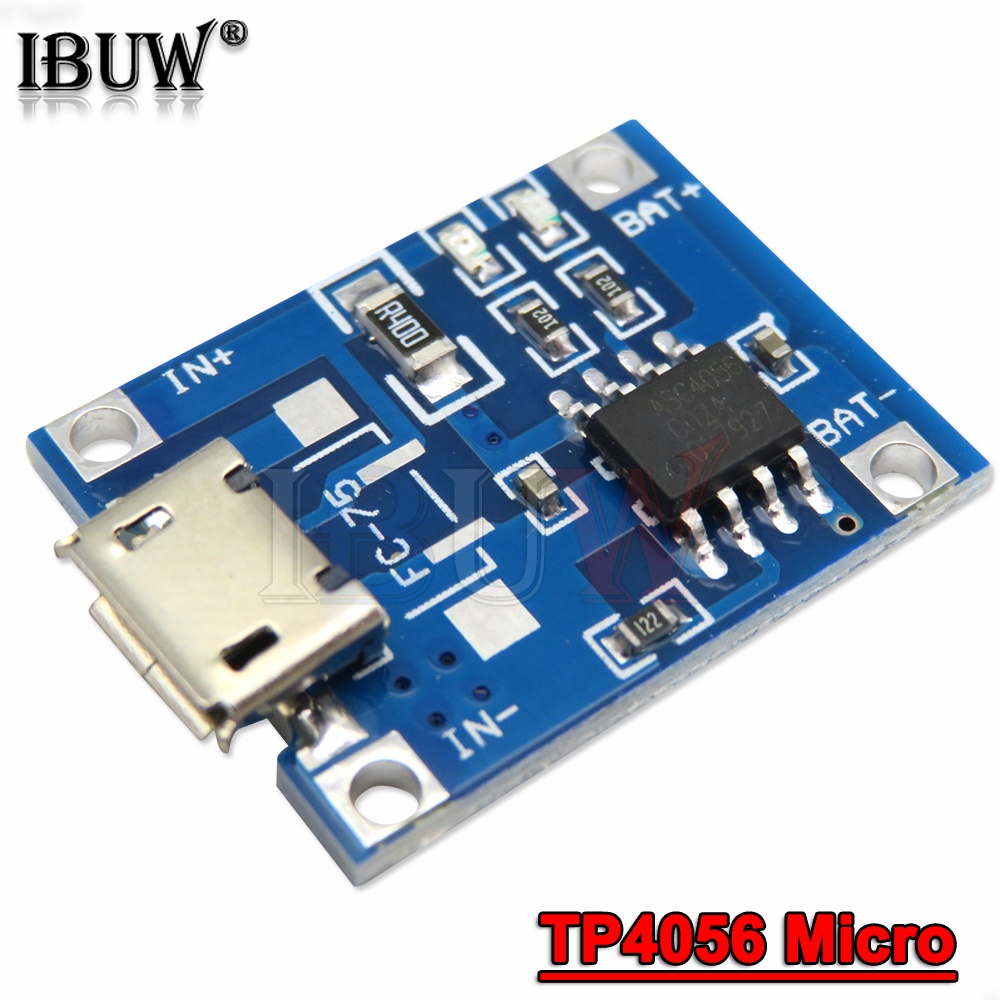 5pcs 5V 1A 18650 TP4056 Lithium Battery Charger Module Charging Board ...