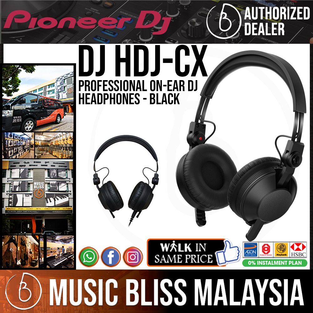 Pioneer DJ HDJ-CX Professional DJ Headphones - Black (HDJ CX) | Shopee ...