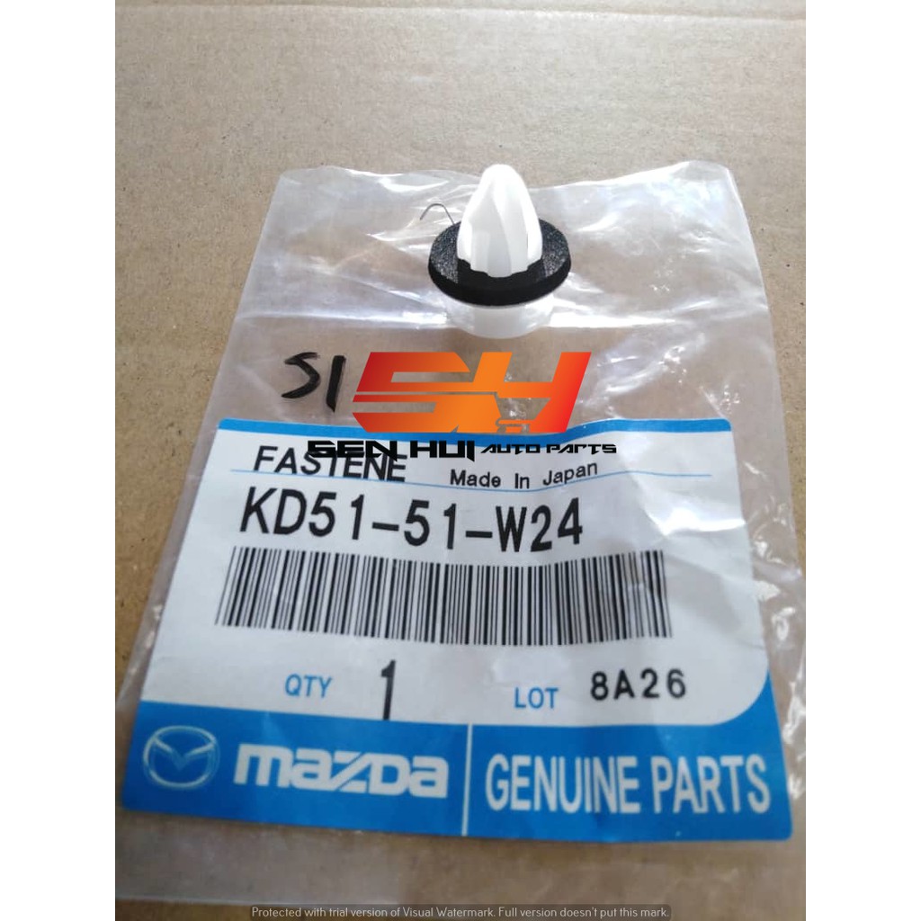 Mazda 6 / CX3 / CX5 Clip Fender Extension RF/RL KD5151W24 Genuine Part ...