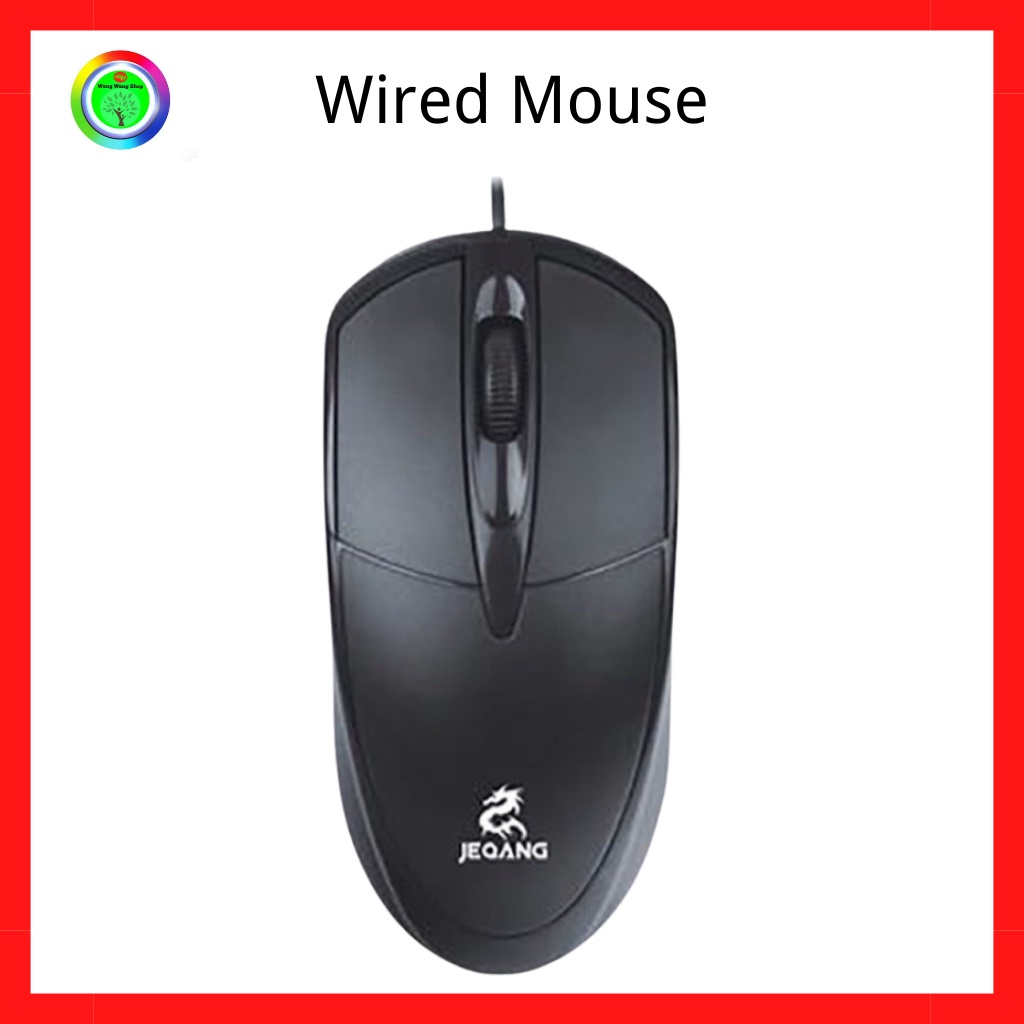 Wired Mouse JM018 (Black) | Shopee Malaysia