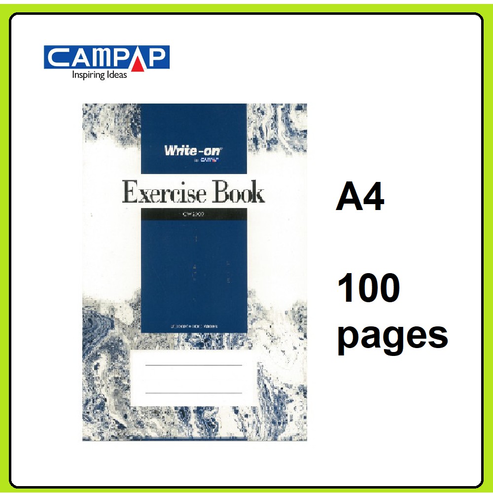Campap Note Book Write-on CW2509 A4 100pgs | Shopee Malaysia