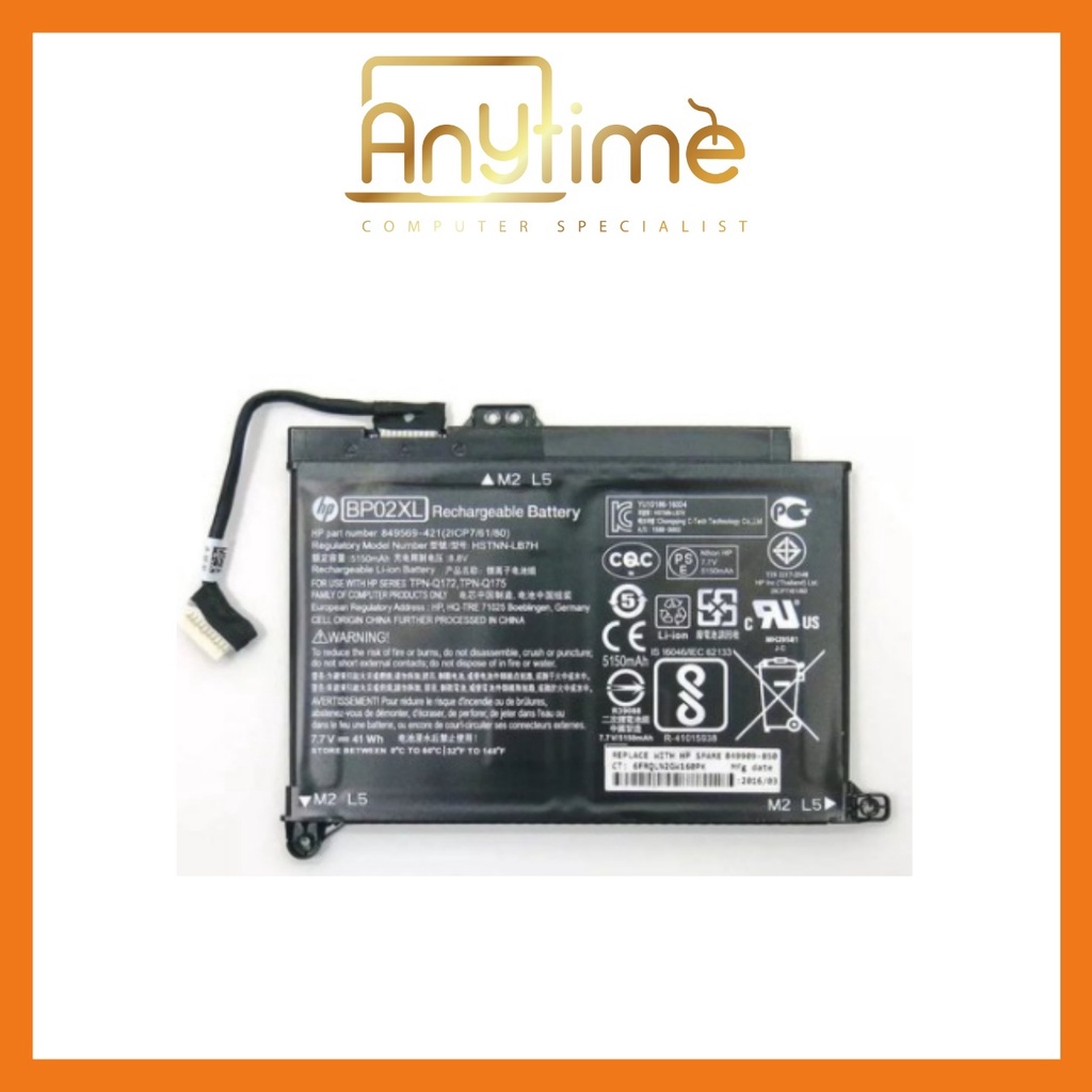 ORIGINAL HP Pavilion BP02 BP02XL 15-AU 15-AW AU102tx AU103tx AU104tx ...