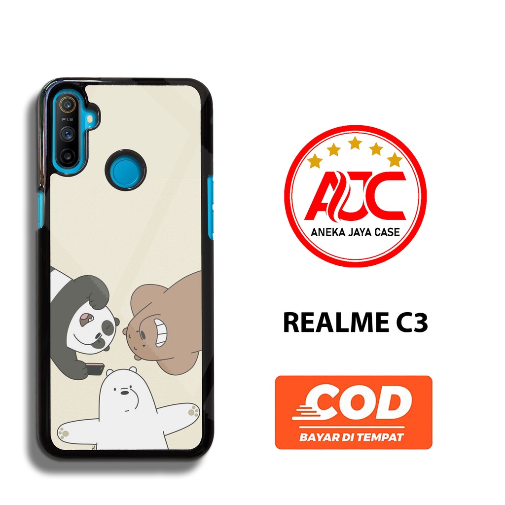 Case REALME C3 Motif BARE BEARS casing Hardcase casing Softcase Aneka ...