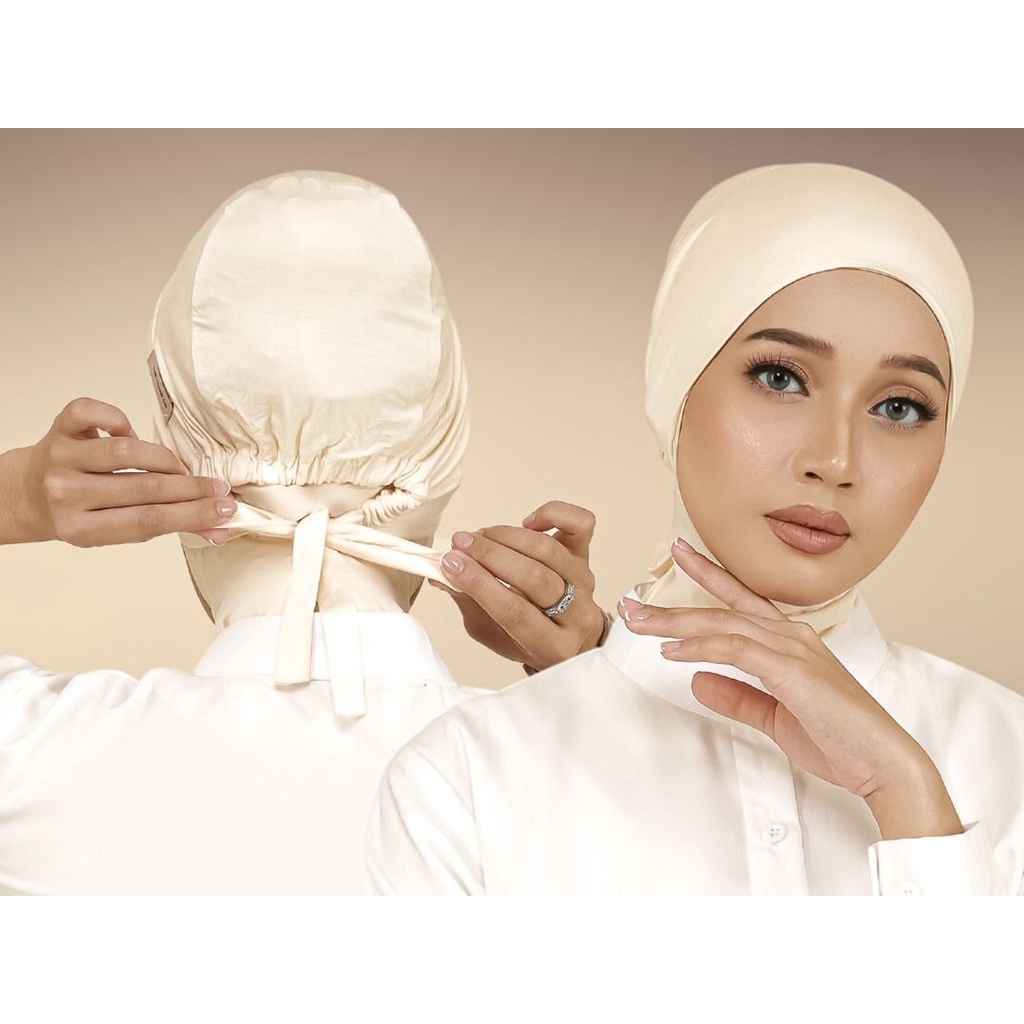 Laura Tie Back Inner Bonnet The Hijab Co | Shopee Malaysia