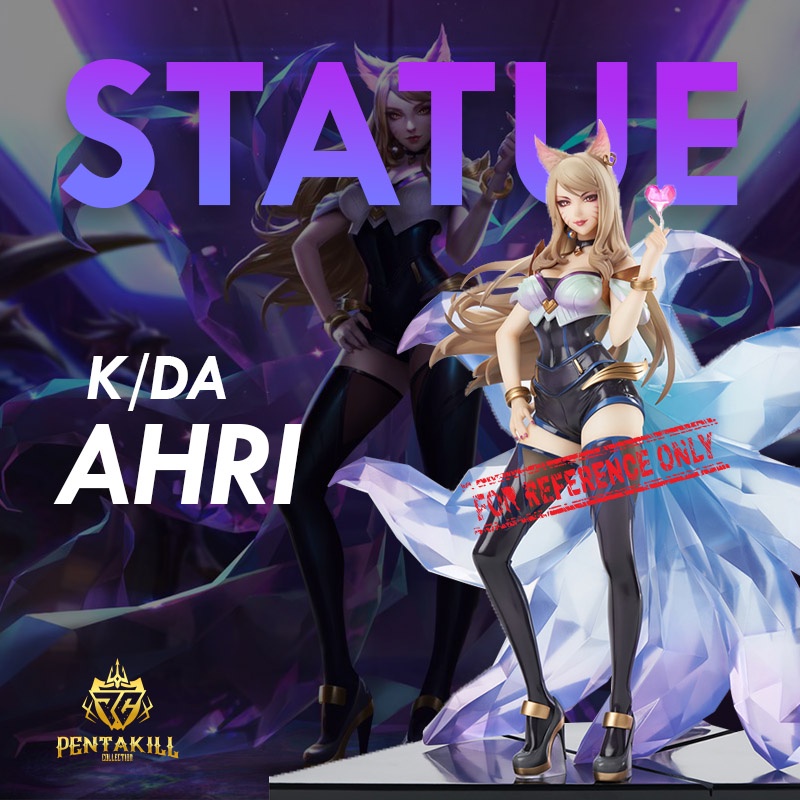 (Ready Stock)K/DA Ahri Statue 1/7 League Of Legends LOL Wild Rift ...