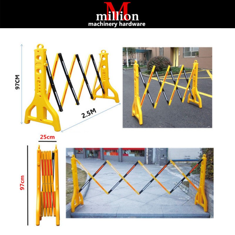 2.5m Expanding Extendable Safety Road Barrier Gate / Safety Barricade ...