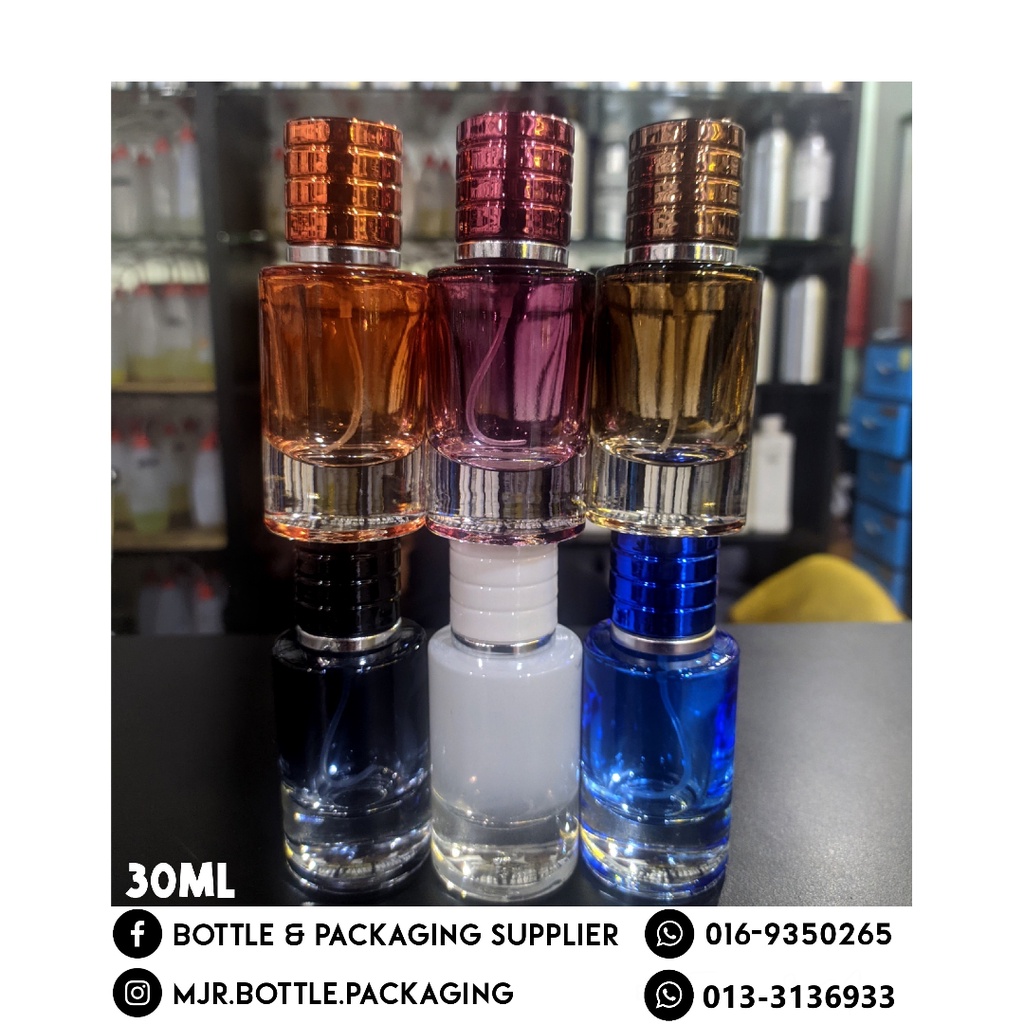 6 COLOUR BOTOL MINYAK WANGI 30ML /BOTTLE PERFUME 30ML /OREN, PINK ...