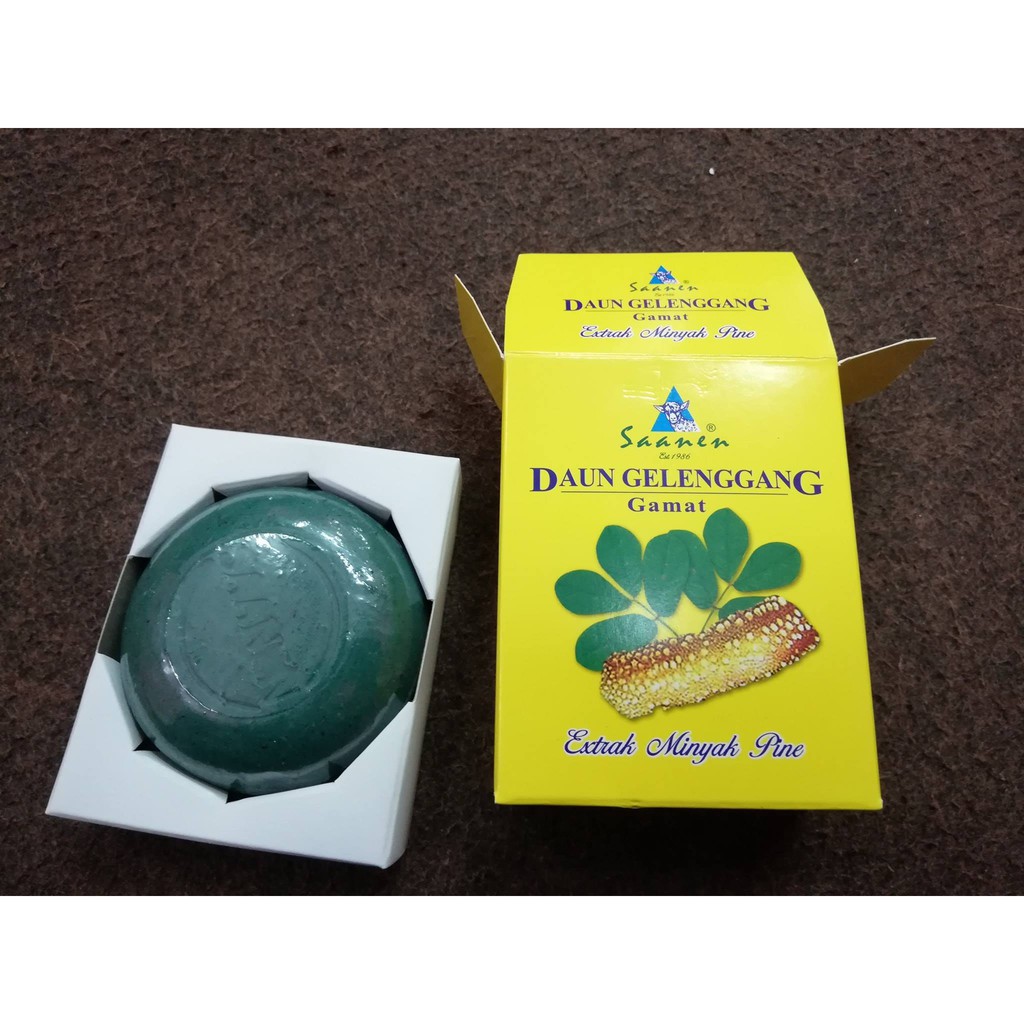 Saanen Sabun Daun Gelenggang Dengan Gamat 100 gram | Shopee Malaysia