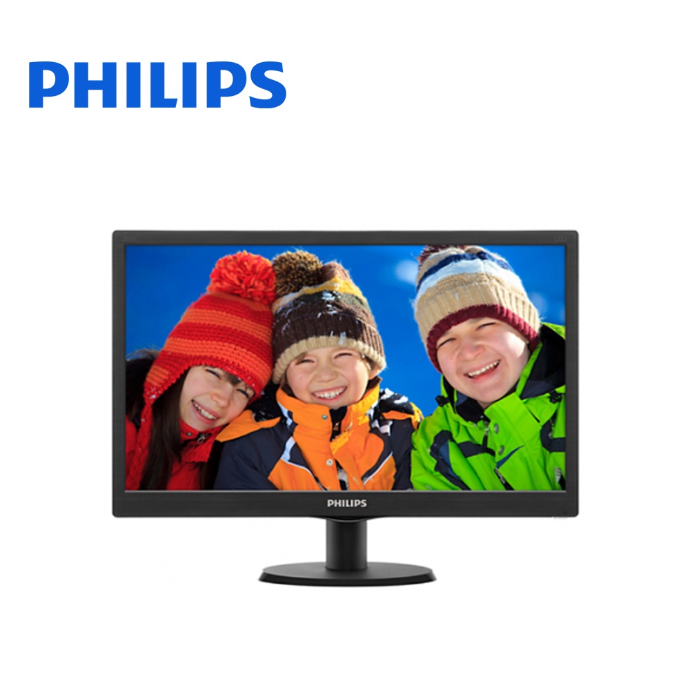 Philips 203V5LHSB2/69 20" FHD 60 Hz Monitor (HDMI, VGA, 3Yrs Warranty ...