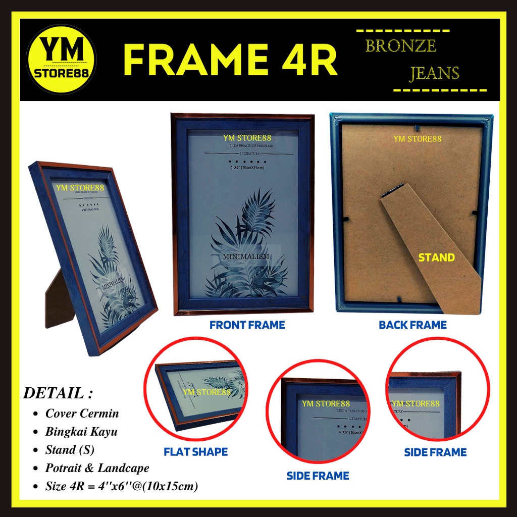 Photo Frame 4R,5R,6R,8R/Frame Certificate 4R,5R,6R,8R/Bingkai Gambar ...
