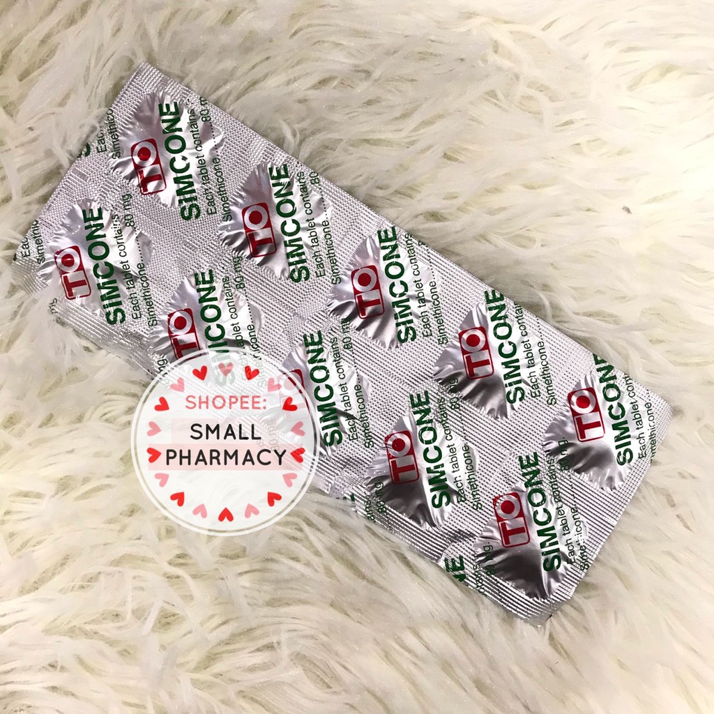 Simcone Simethicone Tablet 10biji | Shopee Malaysia