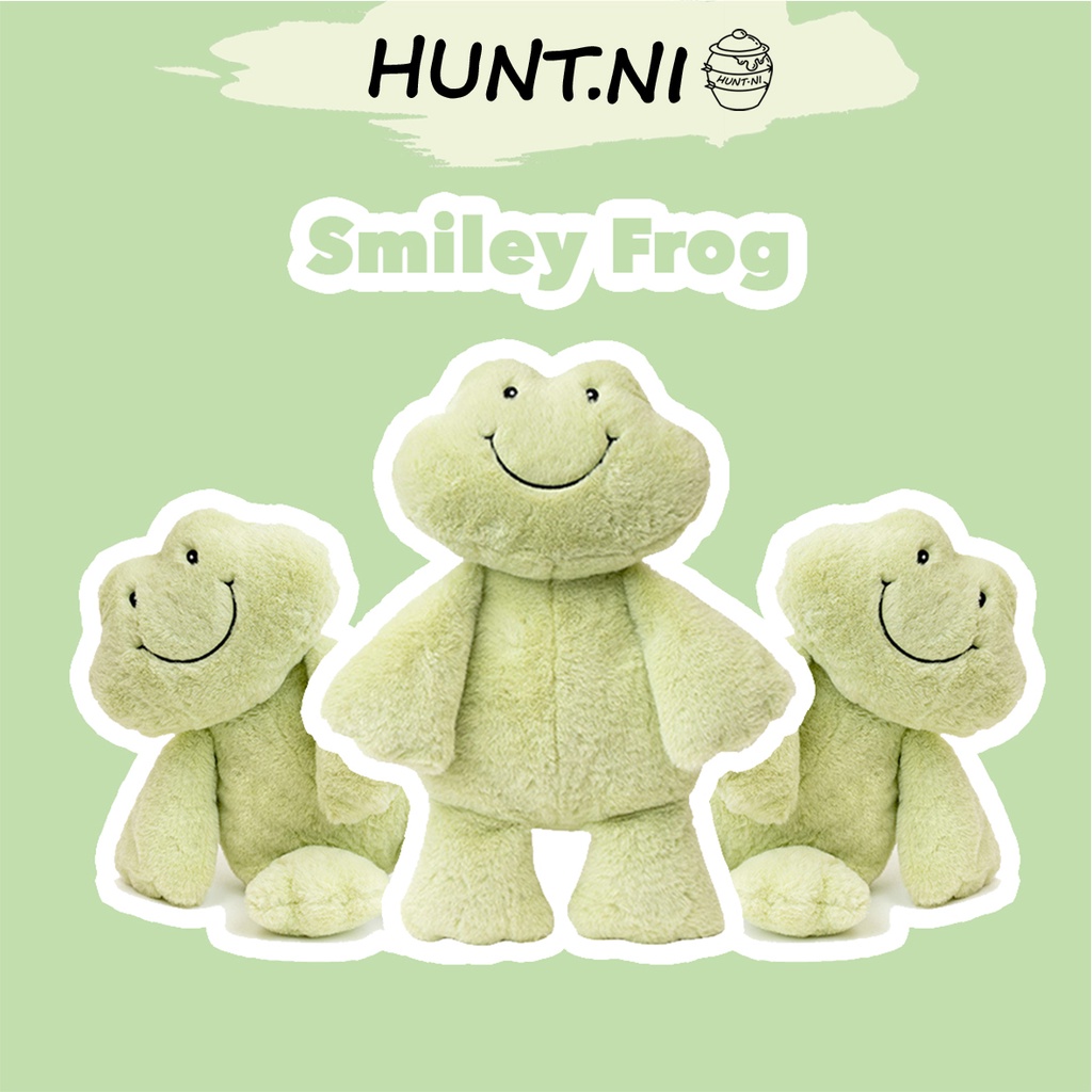 Smiley Frog Small Doll Plush Toy Stuffed Dolls Baby Kid Anak Patung ...