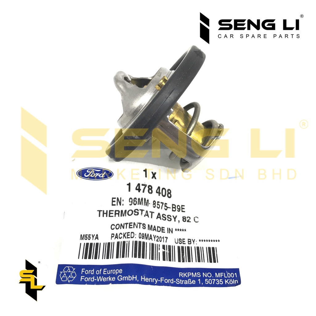 FORD FIESTA-100% ORIGINAL/GENUINE THERMOSTAT-XS7Q-8575AA | Shopee Malaysia