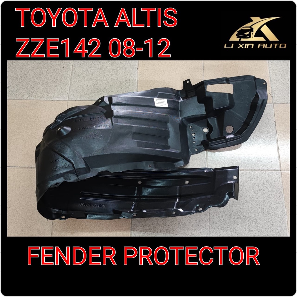 TOYOTA ALTIS ZZE142 08-12 FRONT FENDER PROTECTOR ( FENDER DAUN PISANG ...