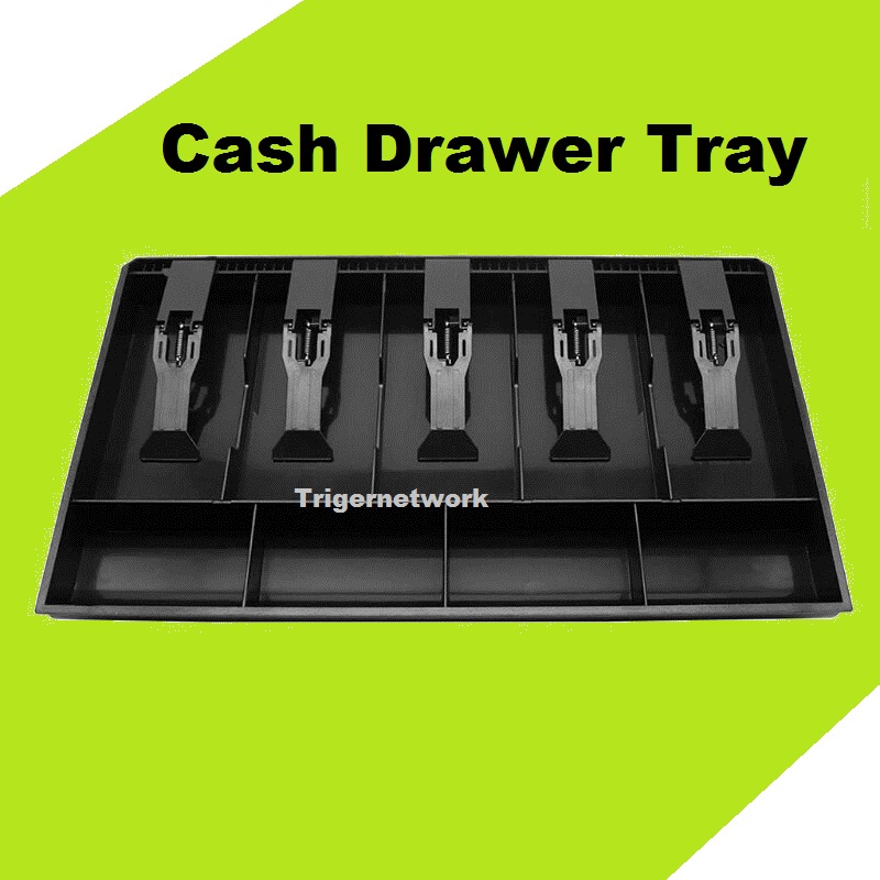 [ READY STOCK ] Heavy Duty Cash Drawer Box POS Register RJ-11 Key Lock ...