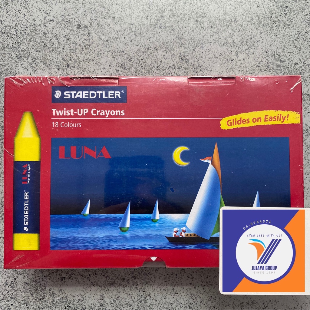 Staedtler Luna Twist-Up Crayons glides on easily | Shopee Malaysia
