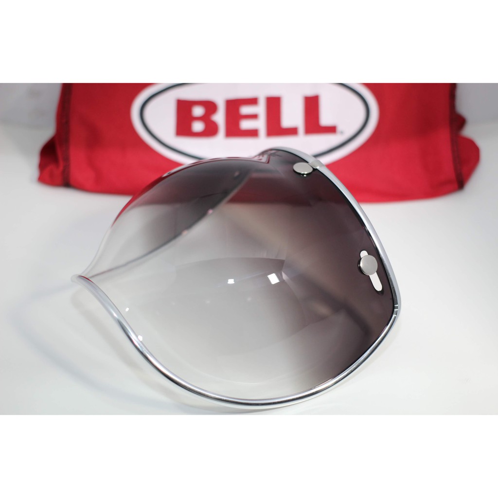 Bell Visor Sparepart for Custom 500 PS-3 Snap (Bubble Deluxe Smoke ...