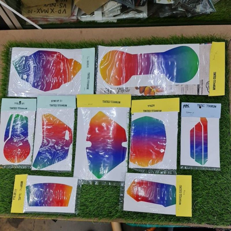 Cystal Rainbow Meter Tinted Meter STicker meter Protector Y15ZR V1 V2 ...