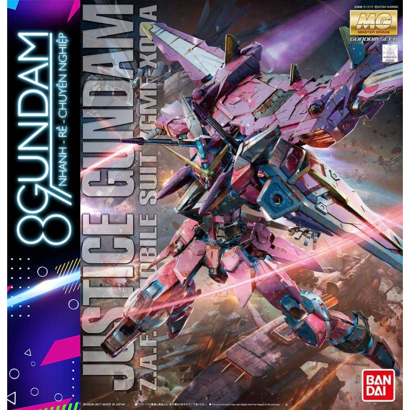 Gundam MG Justice Assembly Model (with base) | Shopee Malaysia