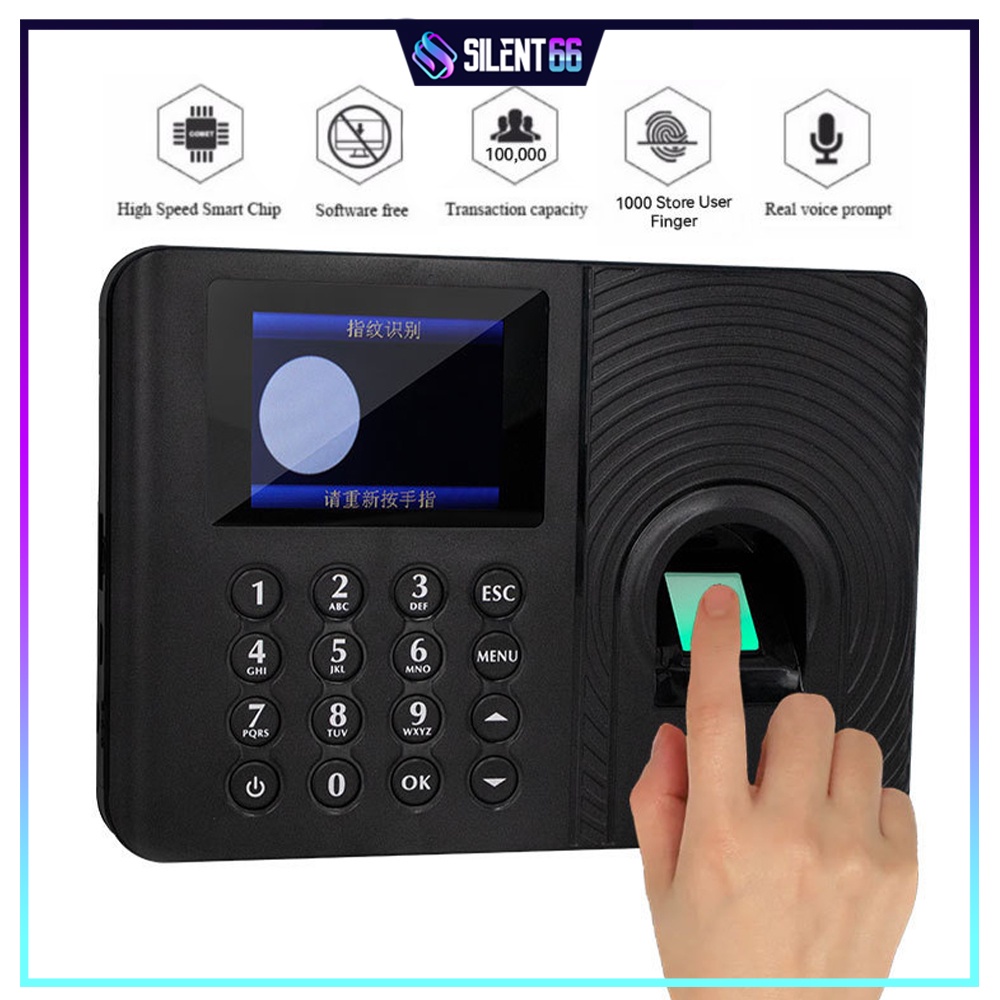 READY STOCK Fingerprint Attendance Machine/Time Attendance Machine ...